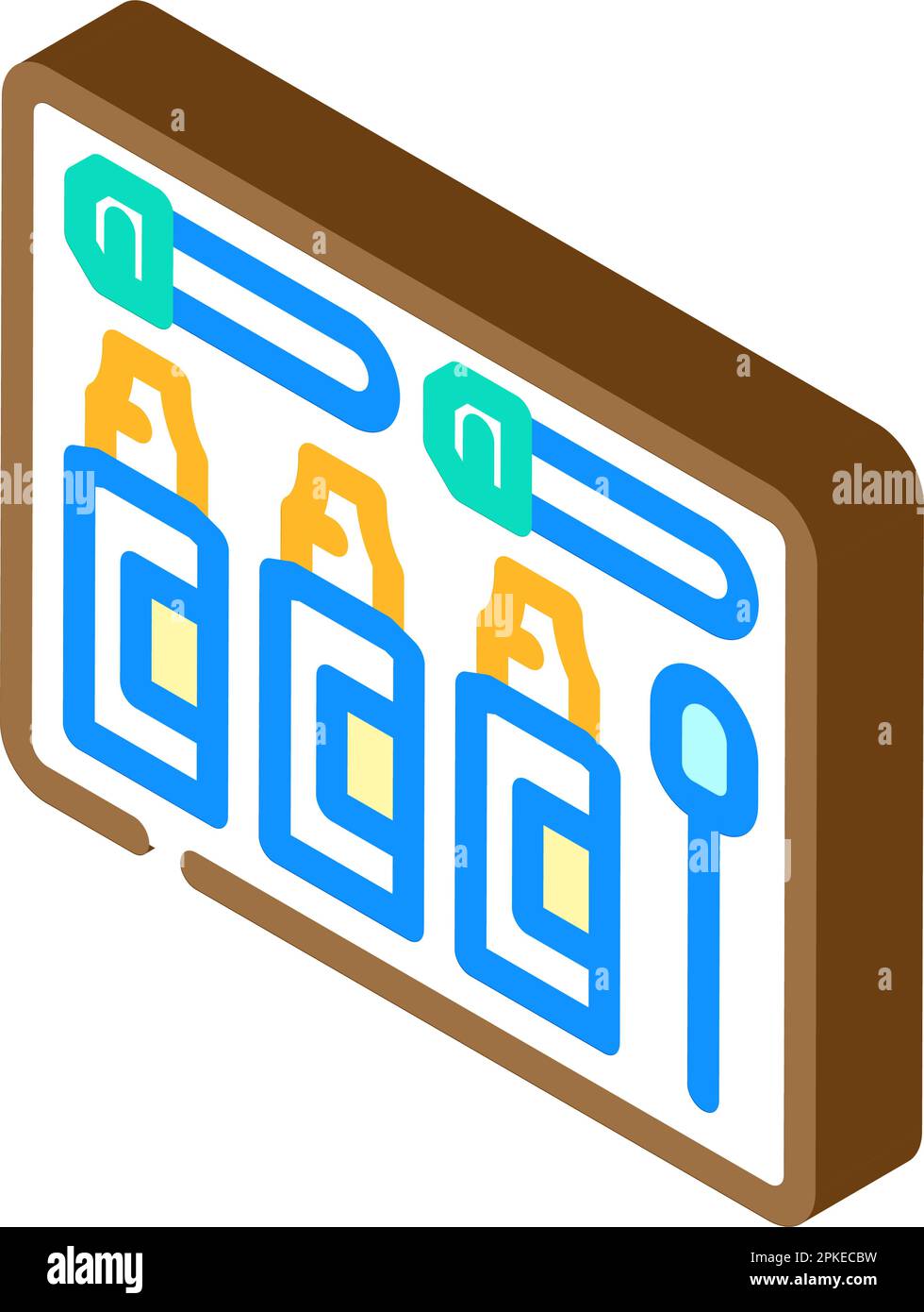 soil test kit garden tool isometric icon vector illustration Stock ...