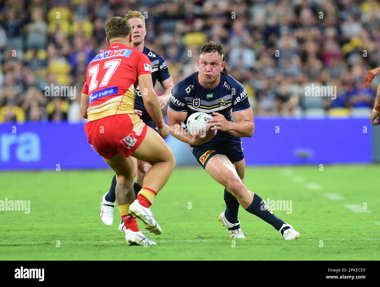 Reuben Cotter of the Cowboys during the NRL Round 6 match between the ...
