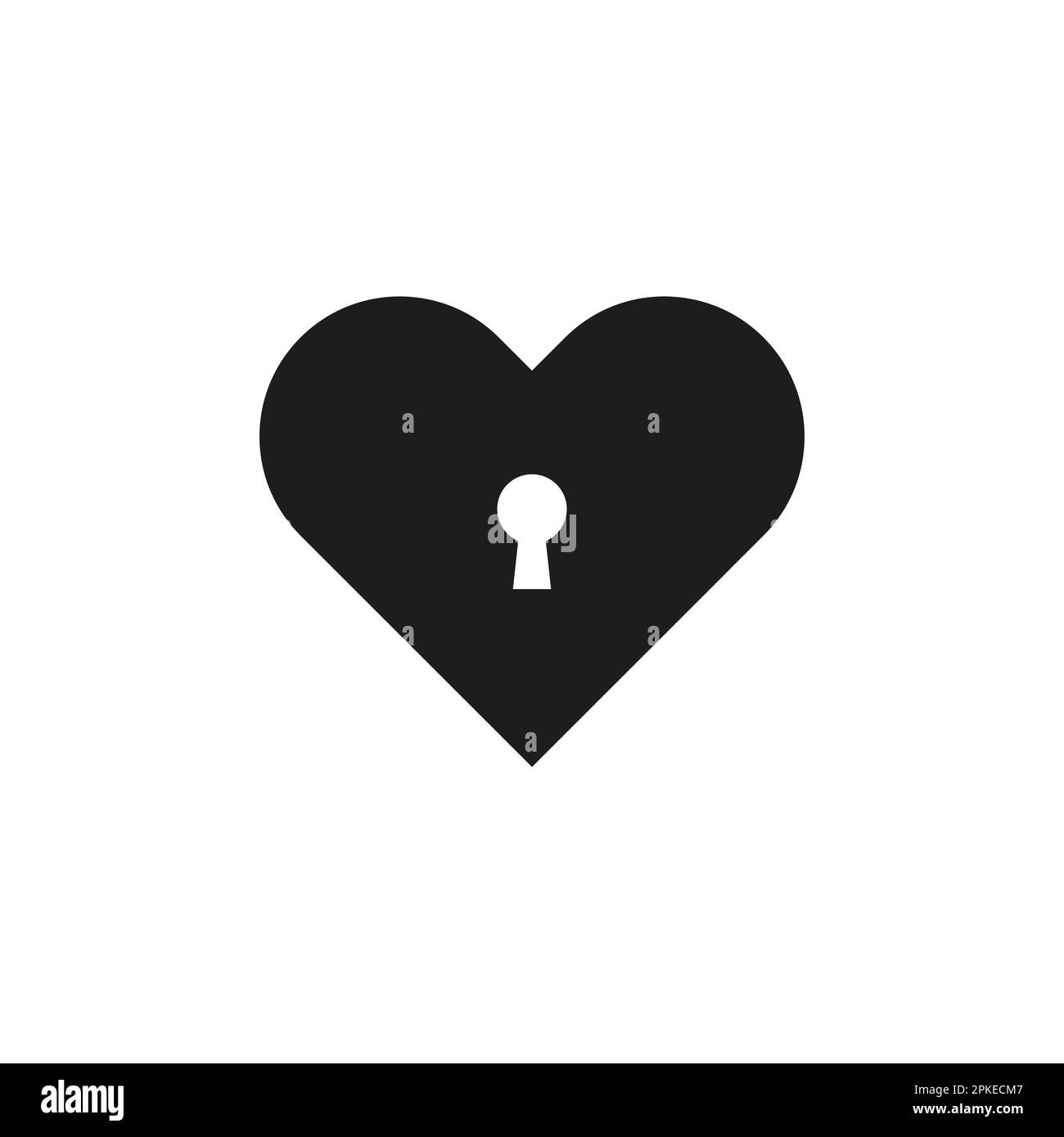 Heart lock icon simple design Stock Vector Image & Art - Alamy