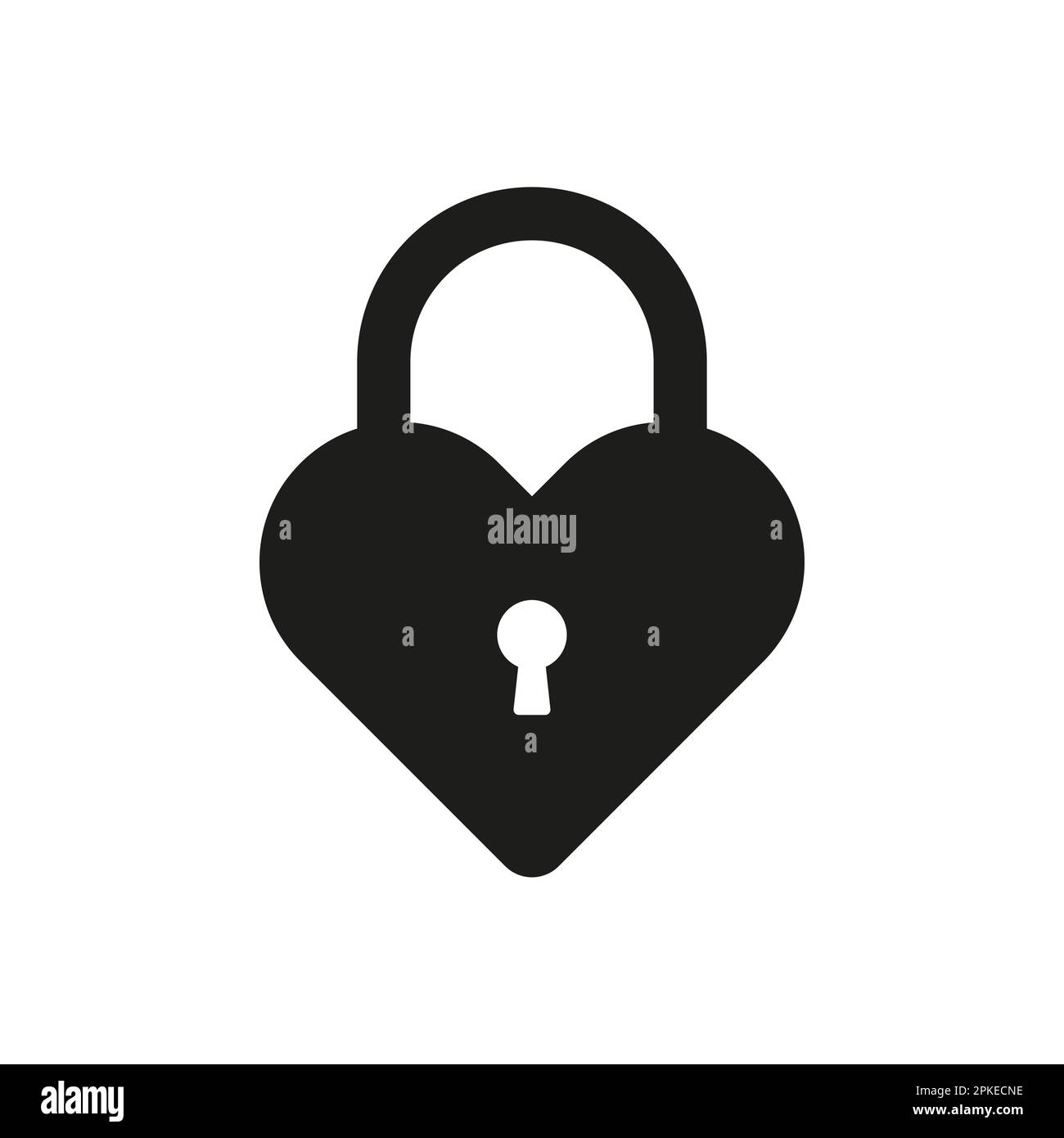 Heart lock icon simple design Stock Vector Image & Art - Alamy