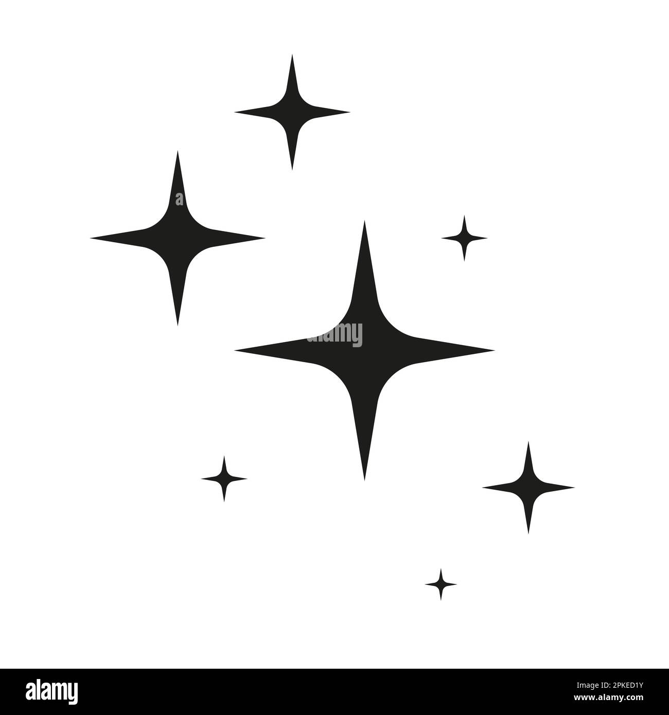 Sparkle star icons. Shine icons. Stars sparkles vector Stock Vector Image & Art - Alamy