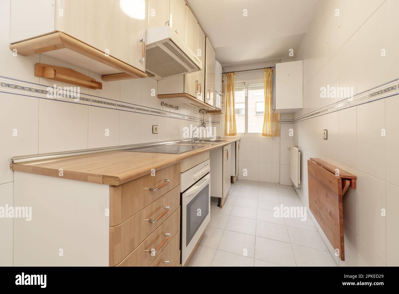 Space washing machine wooden cabinet hi-res stock photography and ...