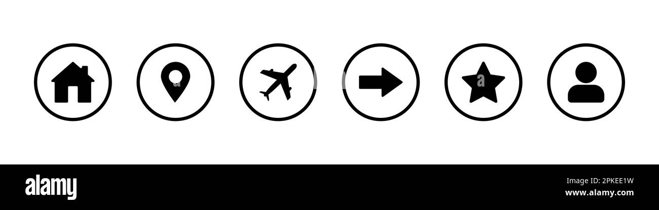 Travel icon set simple design Stock Vector Image & Art - Alamy