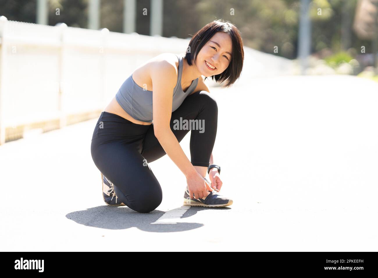 Sneakers outdoors hi-res stock photography and images - Alamy