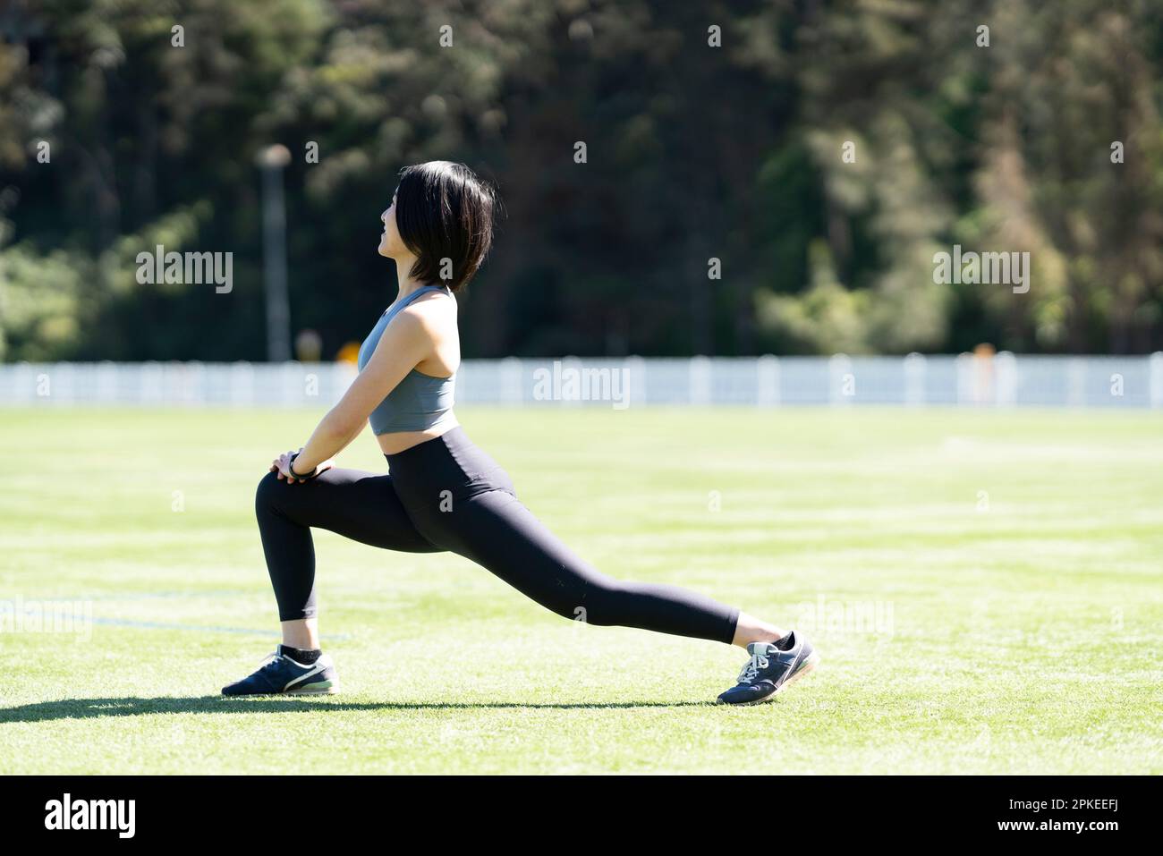 Sports training outside hi-res stock photography and images - Alamy