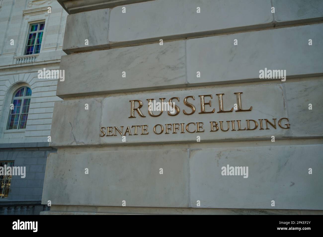 USA washington dc russel building Stock Photo - Alamy