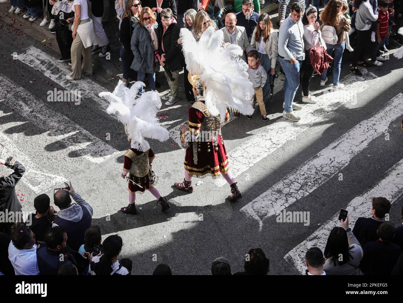The Roman centuria, known as 'armaos' that accompanies Señor de la ...