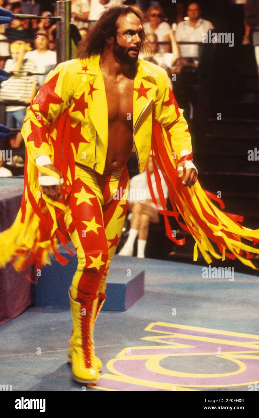 1995 Randy Savage Photo by John Barrett/PHOTOlink Stock Photo - Alamy