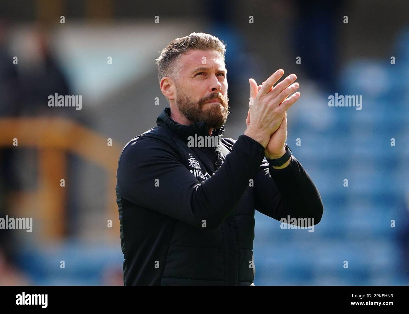 Luton Town manager Rob Edwards after the Sky Bet Championship match at ...
