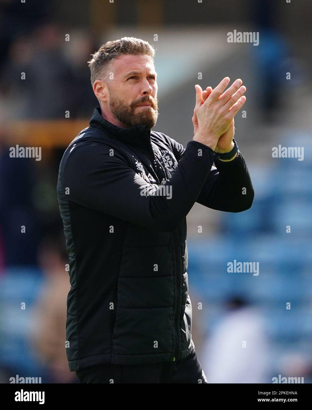 Luton Town manager Rob Edwards after the Sky Bet Championship match at ...