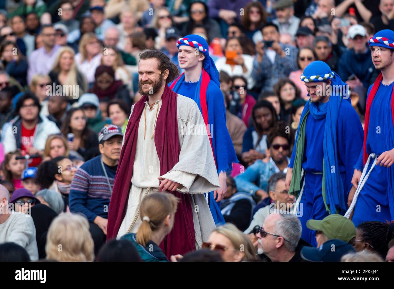 London, UK. 7 April 2023. Secondary school teacher and trained actor ...