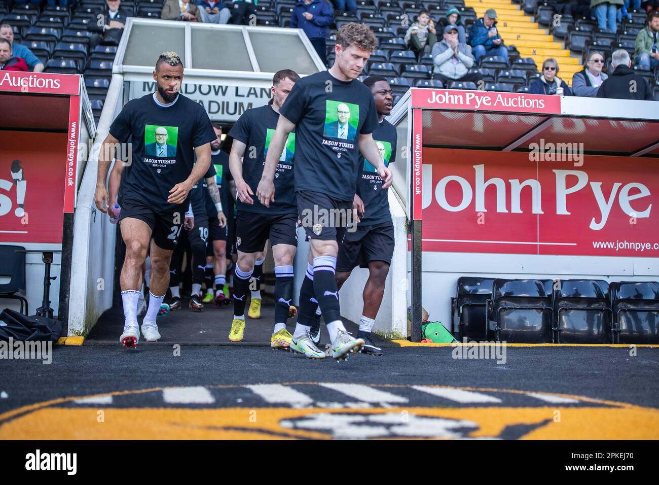Commemorative t-shirts remembering their late chairman Jason Turner are ...