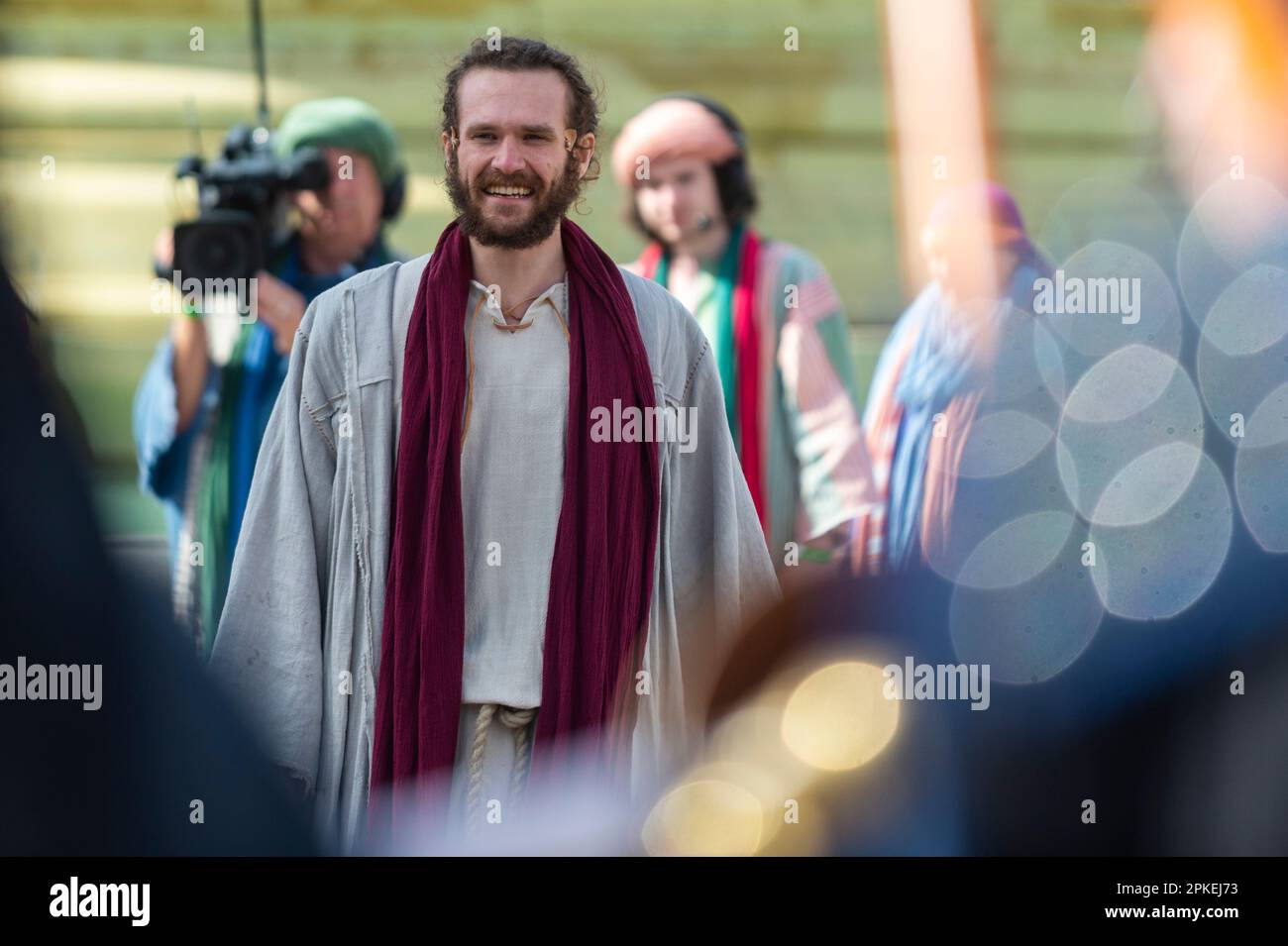 London, UK. 7 April 2023. Secondary school teacher and trained actor ...