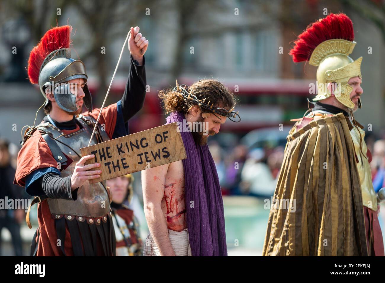 London, UK. 7 April 2023. Secondary school teacher and trained actor ...
