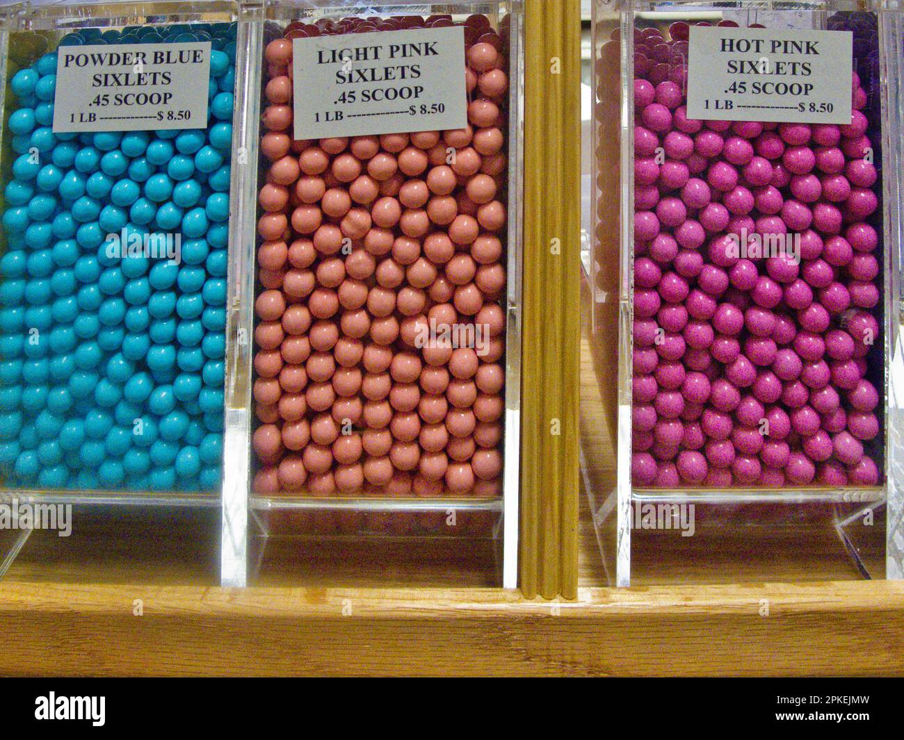 Sixlets in candy store, Marlborough, MA Stock Photo - Alamy