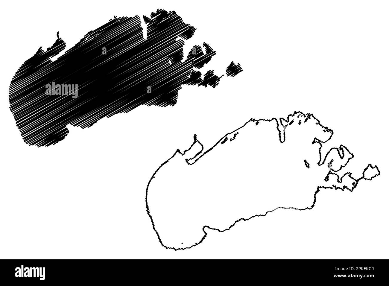 Lake Etosha Pan (Africa, Republic of Namibia) map vector illustration ...