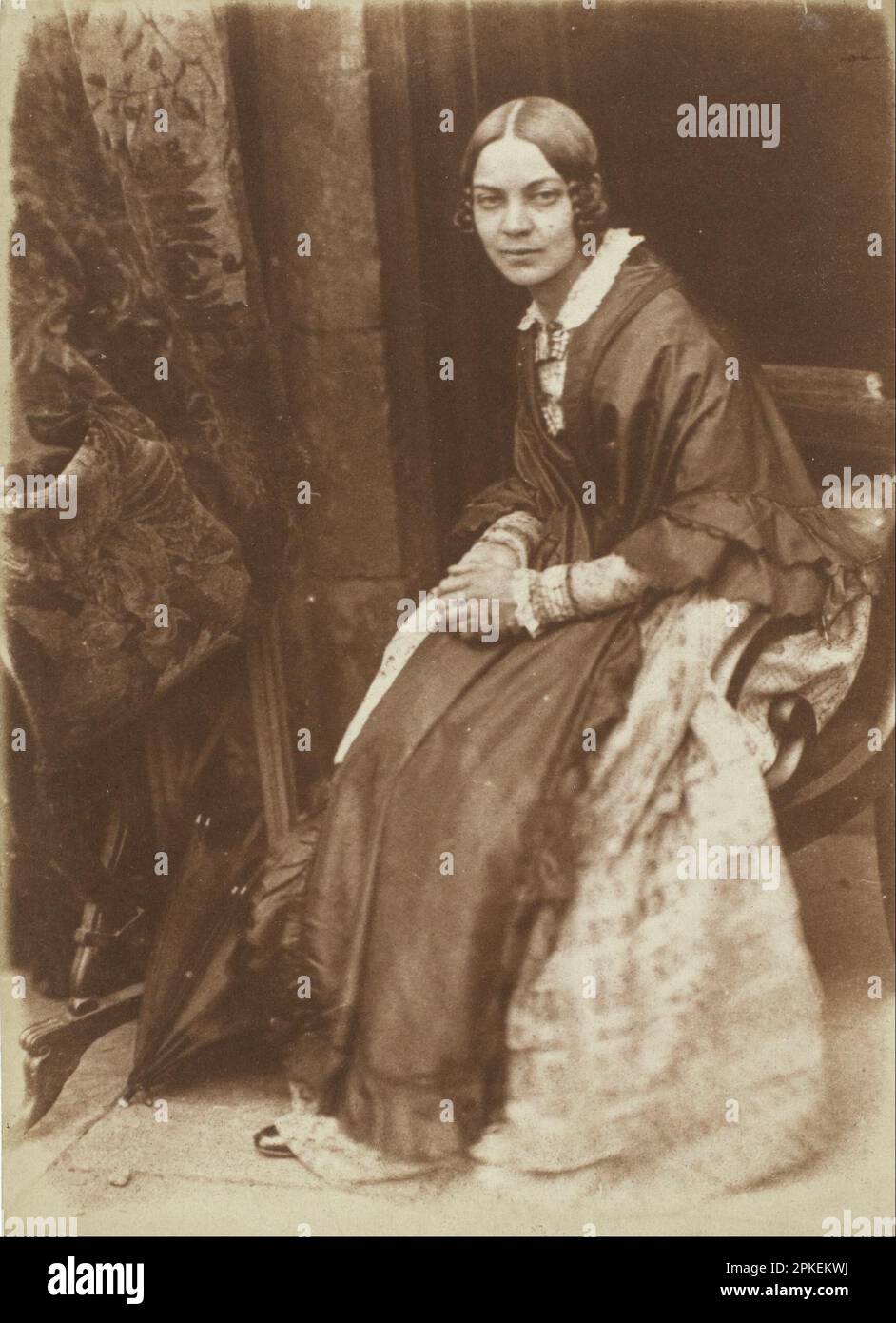 Miss Matilda Rigby 1843 by David Octavius Hill Stock Photo - Alamy