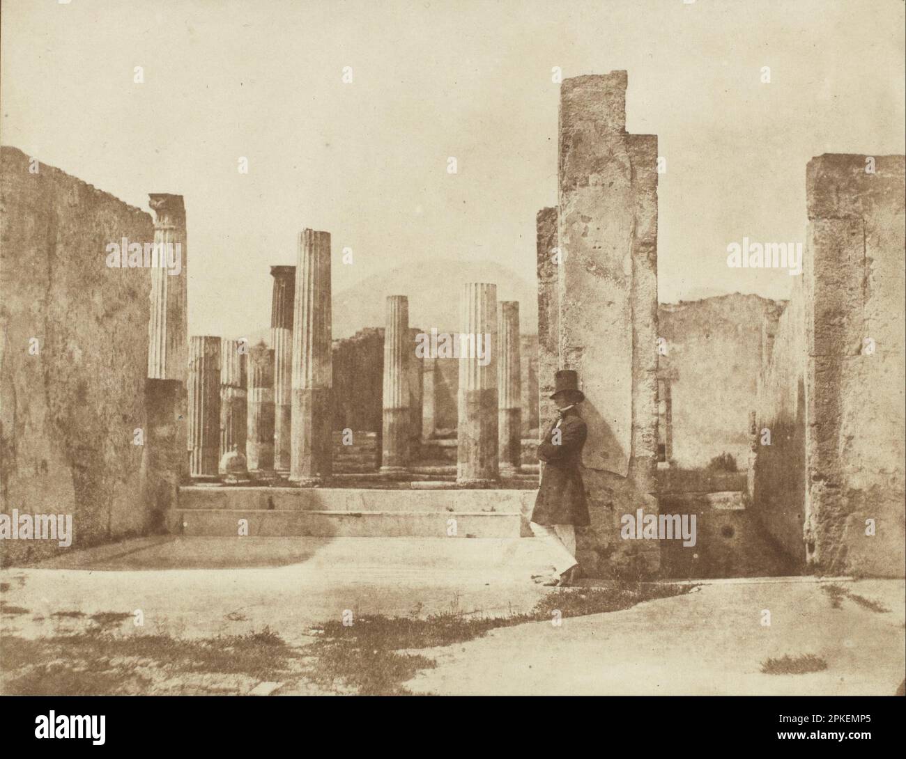 House of Sallust, Pompeii 1846 by Calvert Richard Jones Stock Photo - Alamy