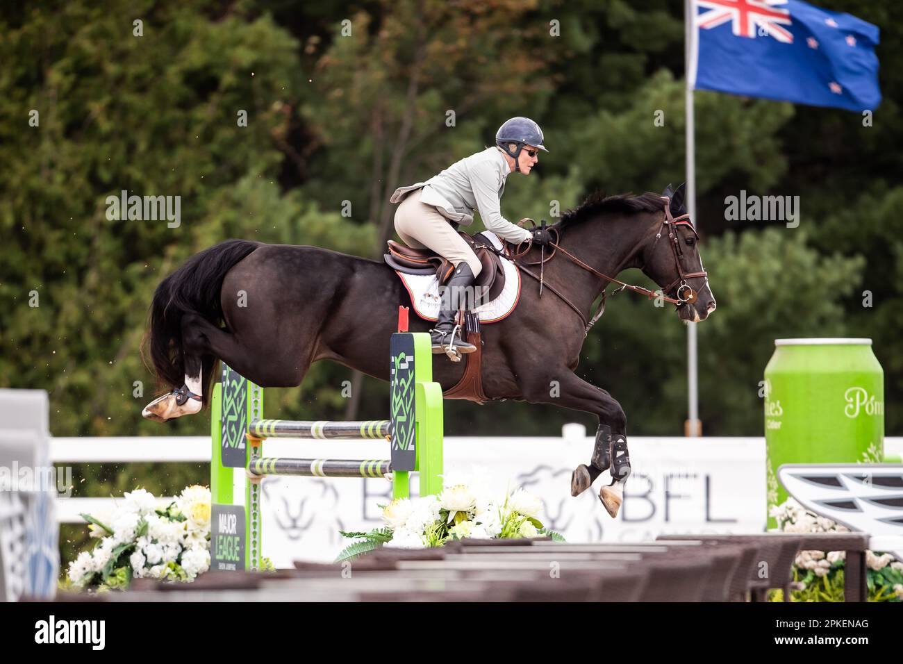Beth Underhill, Canadian Olympian competes during a Major League Show ...