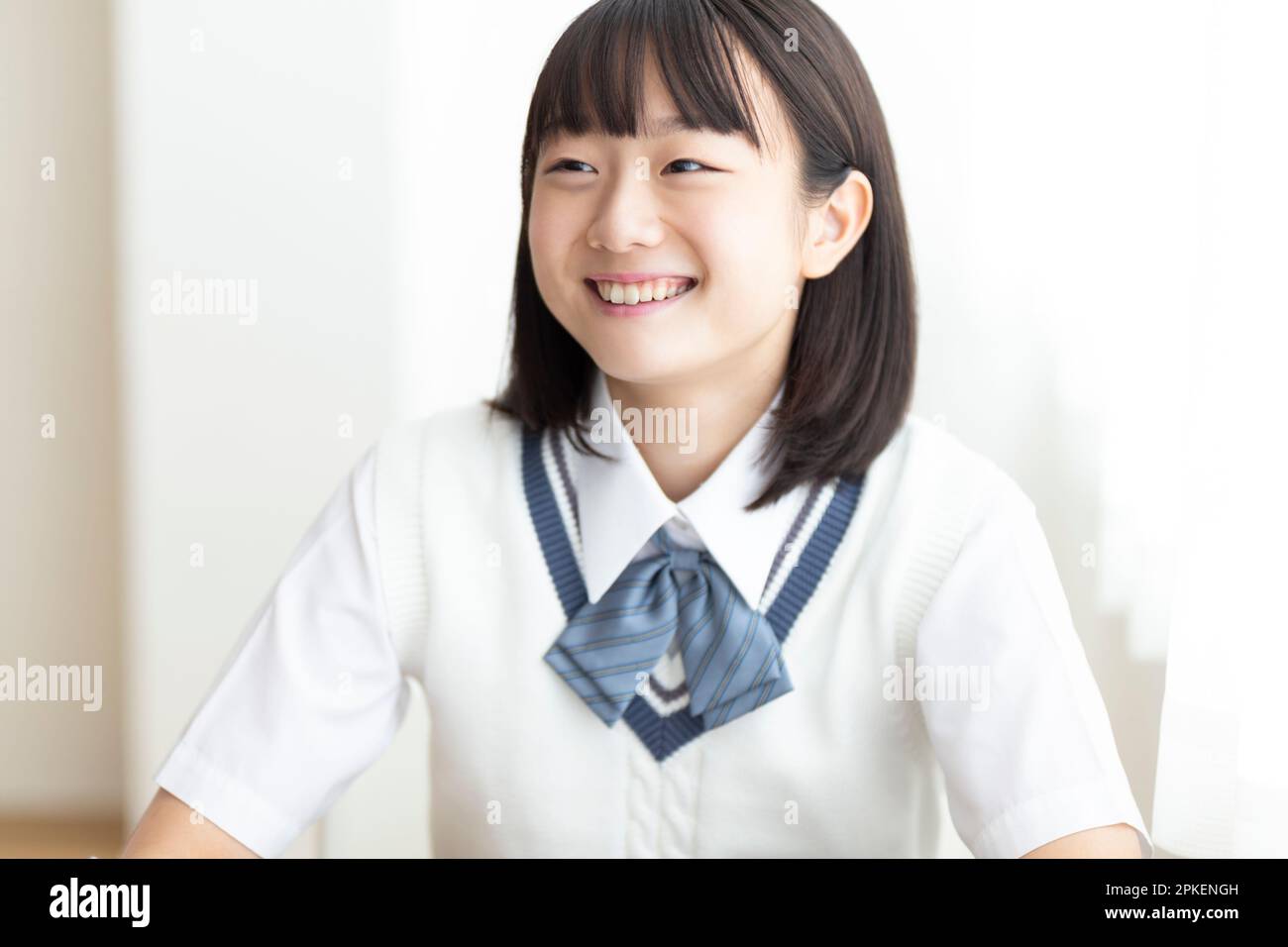 High school girls taking a class Stock Photo - Alamy