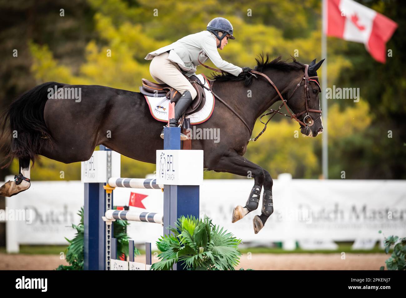 Beth Underhill, Canadian Olympian competes during a Major League Show ...