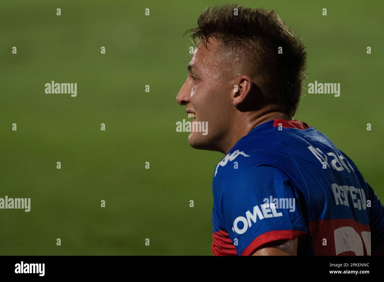 Tigre, Argentina. 06th Apr, 2023. Mateo Retegui of Tigre smiles during ...