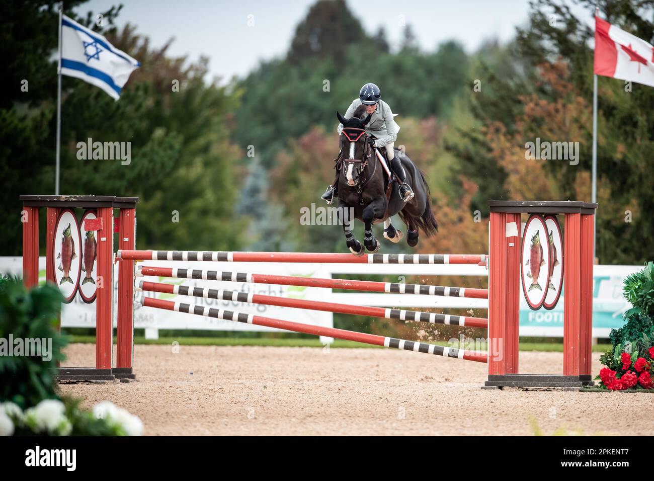 Beth Underhill, Canadian Olympian competes during a Major League Show ...
