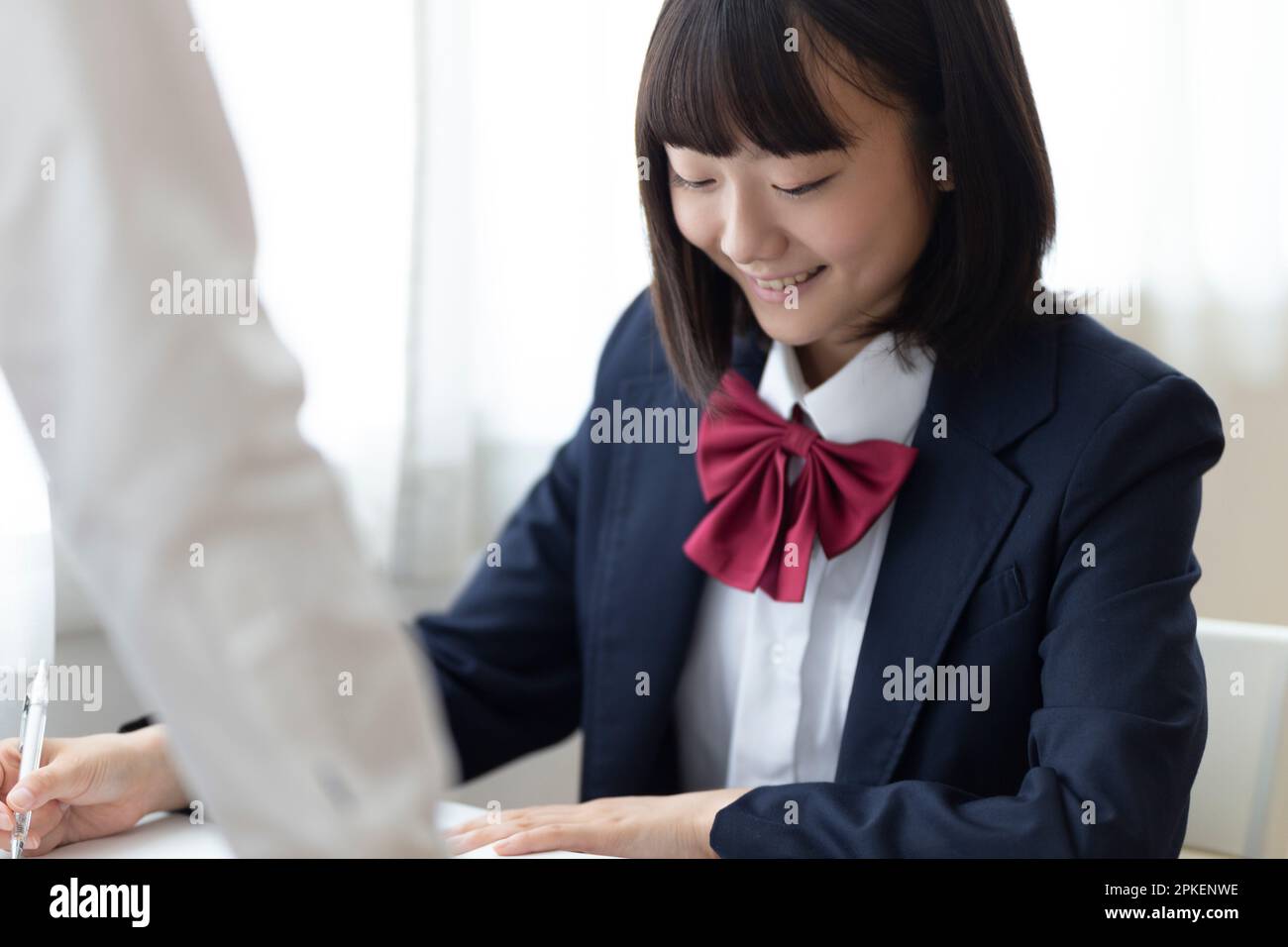 High school students taking a class Stock Photo - Alamy