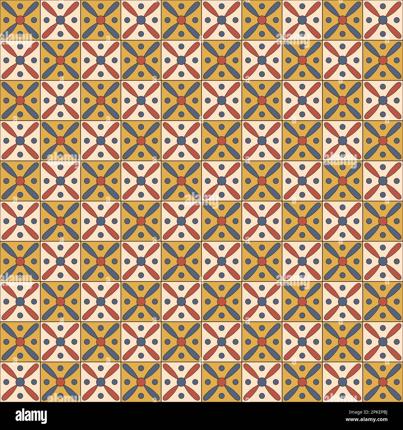 Ancient Egyptian traditional background, vector seamless pattern Stock ...