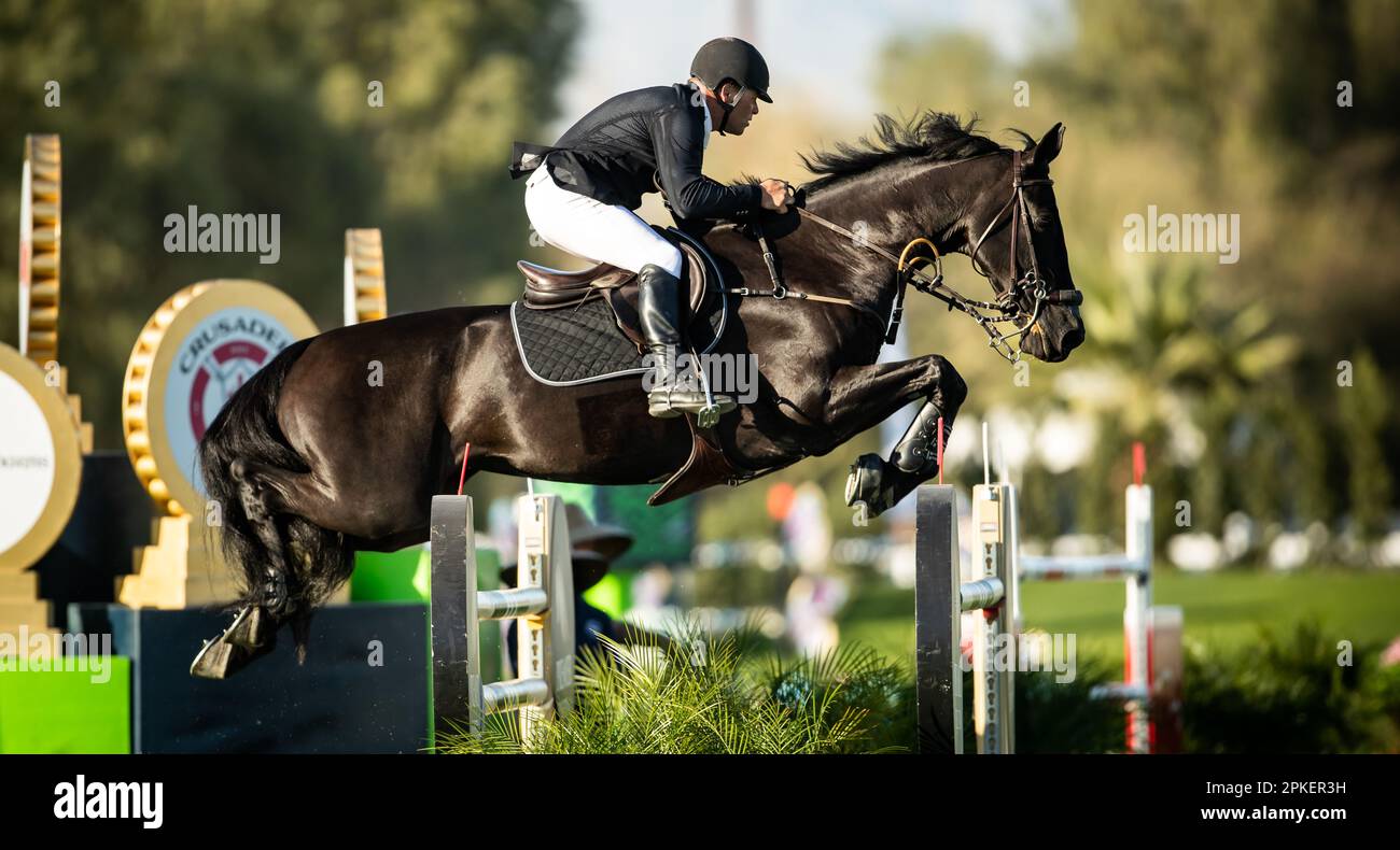 Kyle King of the United States competes during a Major League Show ...