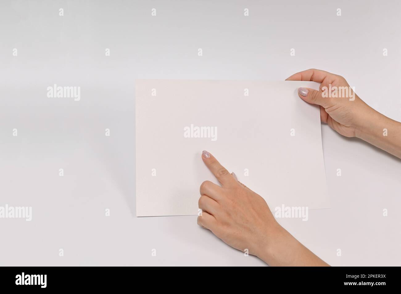 Finger pointing at letter hi-res stock photography and images - Alamy