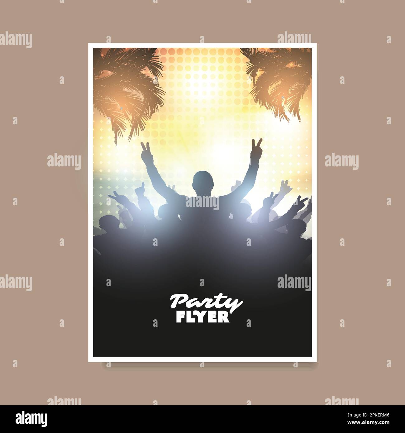 Colorful Party or Festival Poster, Placard, Flyer or Cover Design ...
