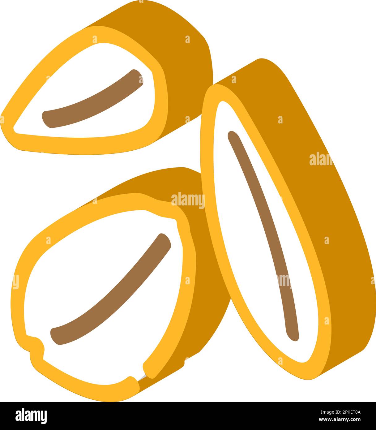 grain ripe wheat isometric icon vector illustration Stock Vector Image ...