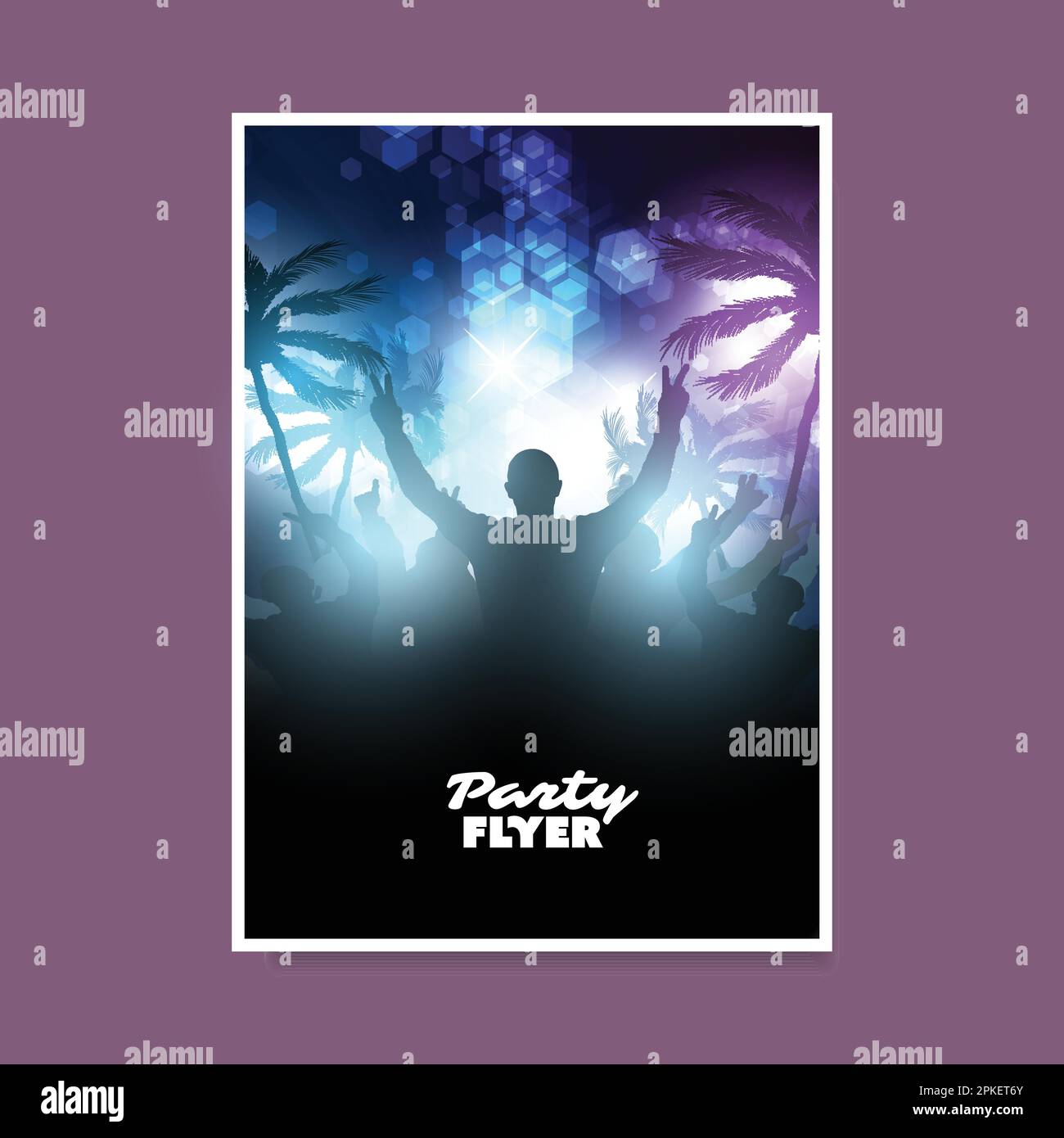 Colorful Party or Festival Poster, Placard, Flyer or Cover Design ...