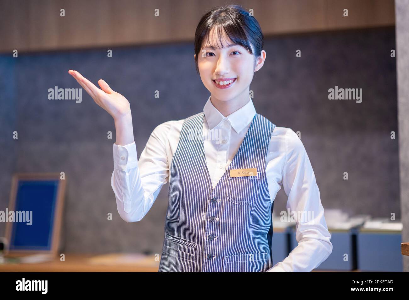 Portrait of hotel staff Stock Photo - Alamy