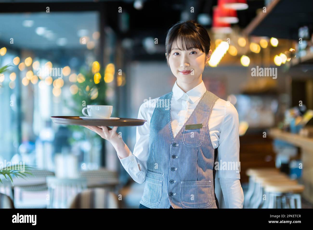 Portraits of Cafe Staff Stock Photo - Alamy