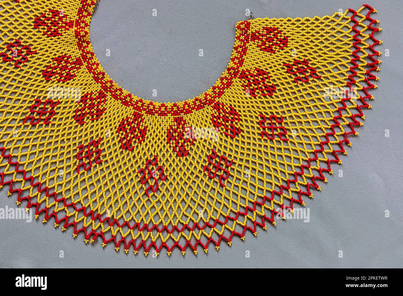 traditional clothes and beaded jewelry. traditional ornaments and ...