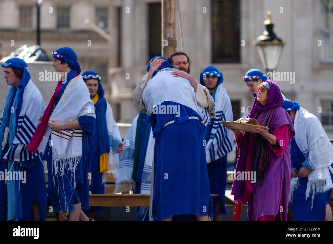 London, UK. 7 April 2023. Secondary school teacher and trained actor ...