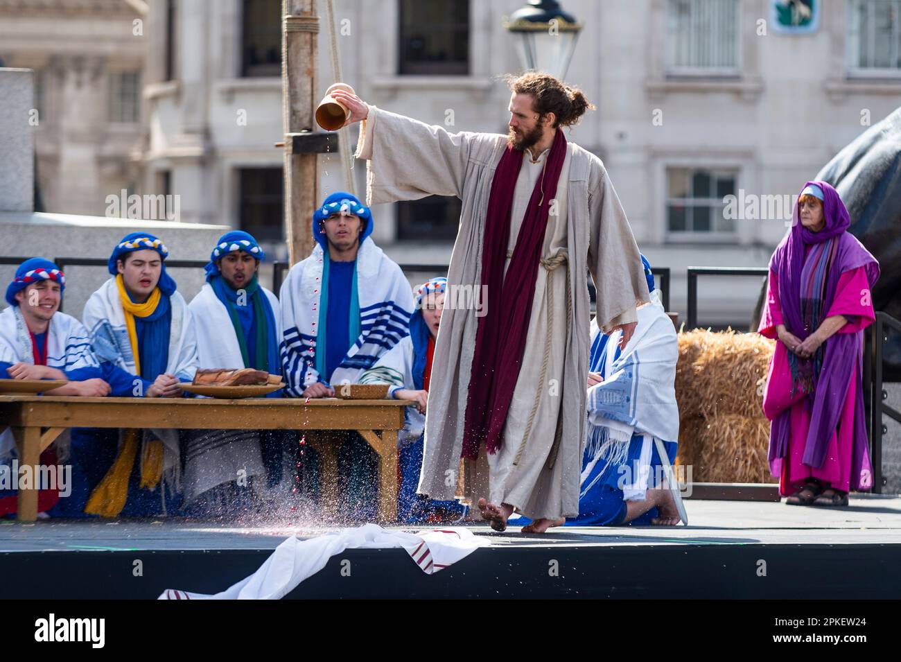 London, UK. 7 April 2023. Secondary school teacher and trained actor ...