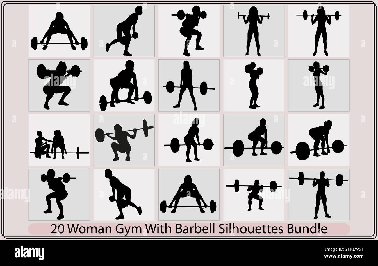 Bodybuilding female Stock Vector Images - Alamy