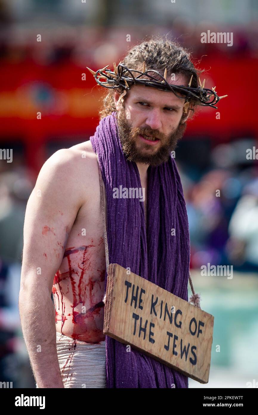 London, UK. 7 April 2023. Secondary school teacher and trained actor ...