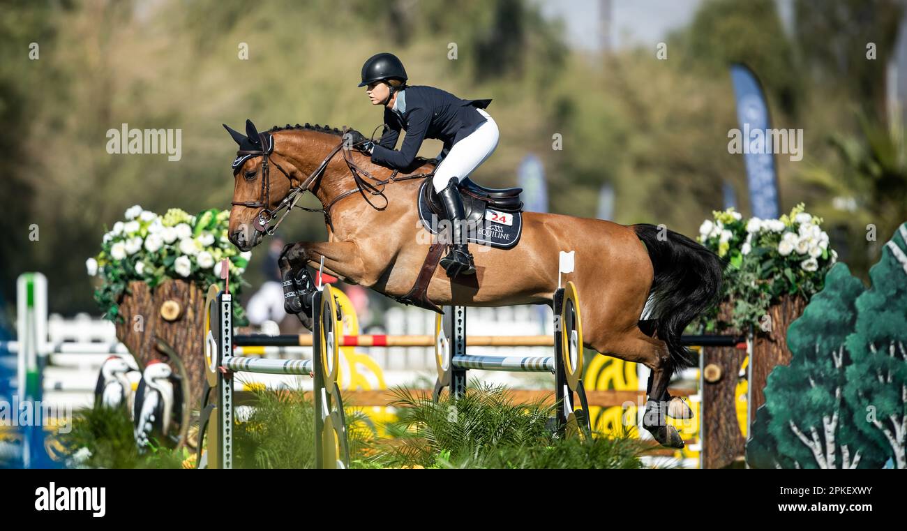 Chandler Meadows of the United States competes at a Major League Show ...