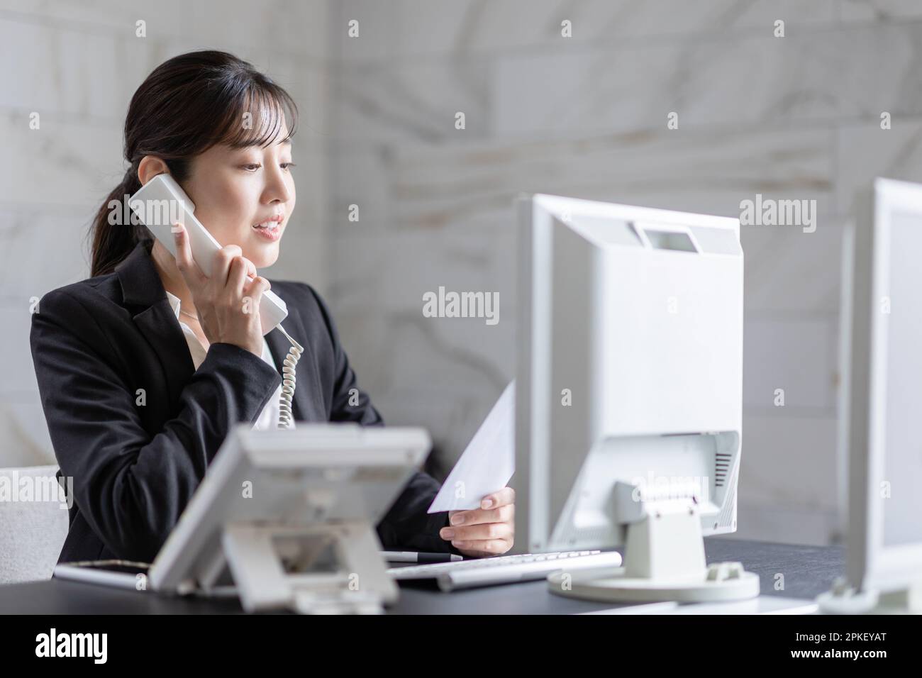 Business Women at Work Stock Photo - Alamy