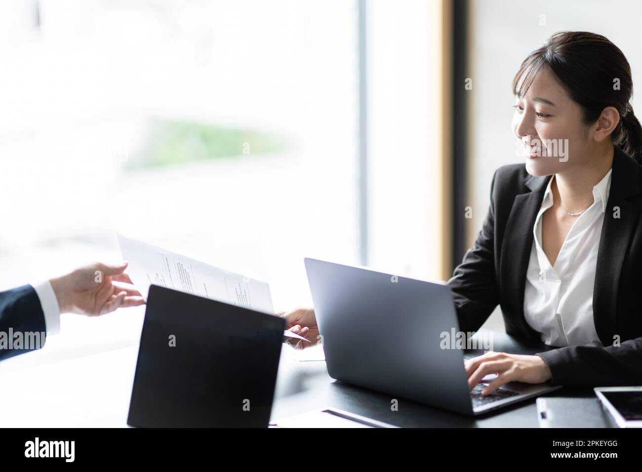 Business Women at Work Stock Photo - Alamy