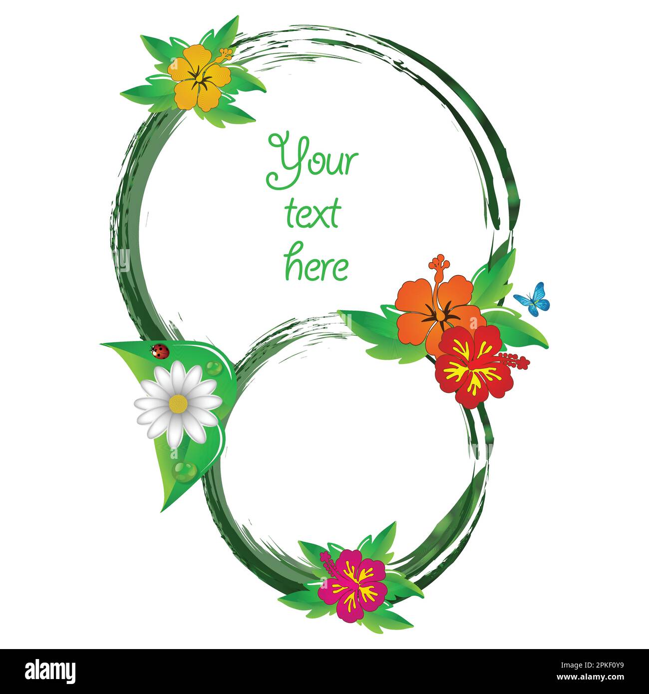 Nature Concept Background or Label Template Stock Vector Image & Art ...