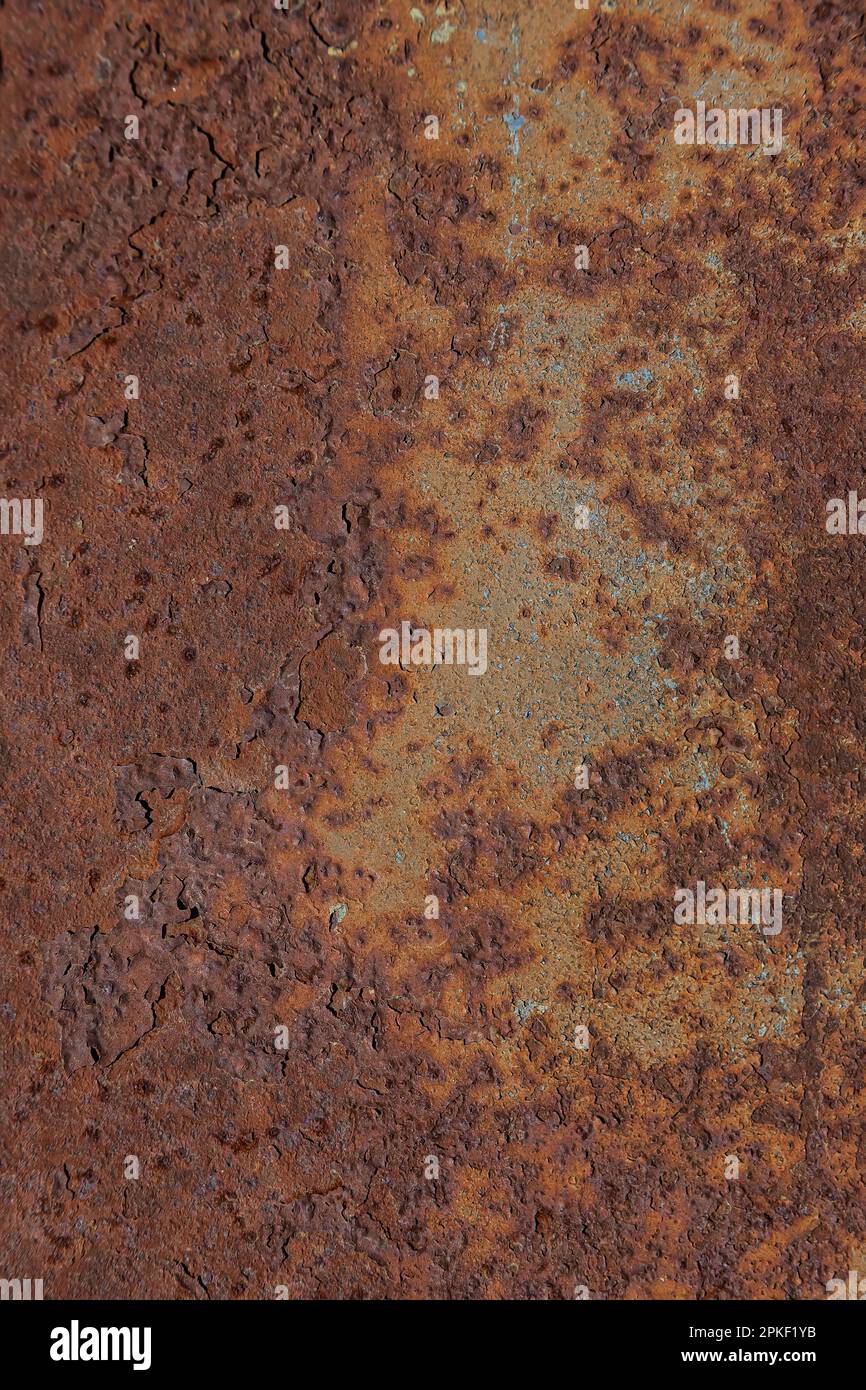 rusty iron. the metal surface is neglected. background image, texture ...