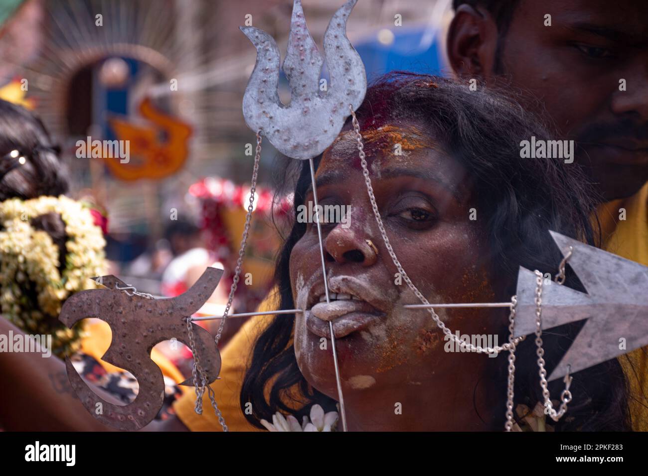 April 6, 2023, Bandel, West bengal, India: After the Sitala puja, and ...