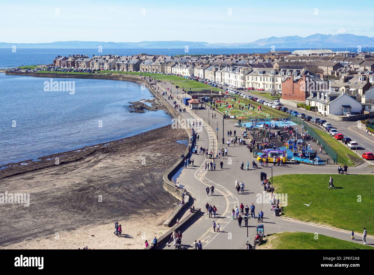 Troon, UK. 07th Apr, 2023. On Easter Friday, the first day of the ...