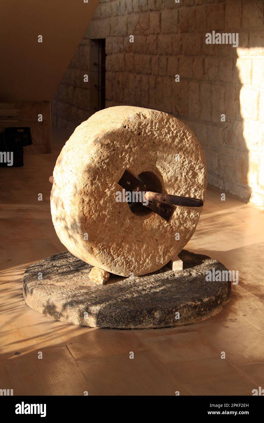 An antique stonewill in a Lebanese village Stock Photo - Alamy