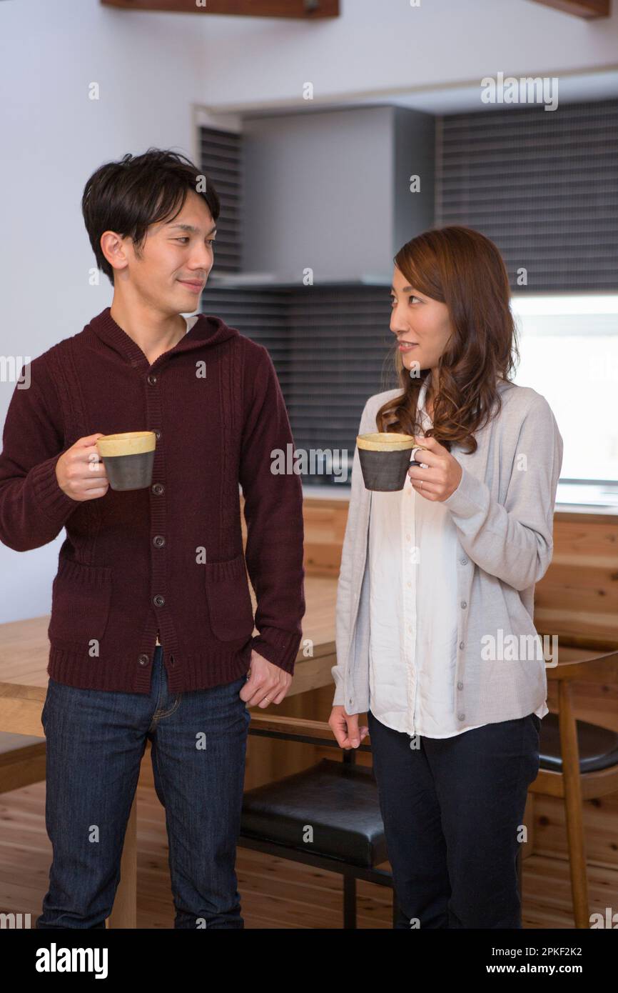 Balance work family couple hi-res stock photography and images - Alamy